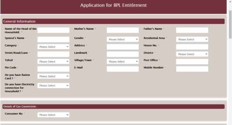 BPL Ration Card Haryana Form Online Apply 2023 कैसे करे। बीपीएल राशन ...